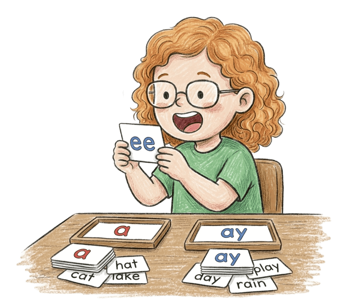 Short vs long vowel sort - Reading Chest